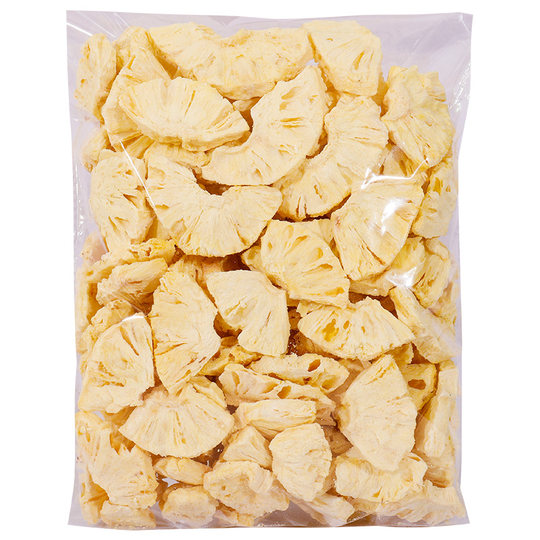 Freeze-Dried Pineapple Crisps - Ready-to-Eat Snacks in 500g Bag