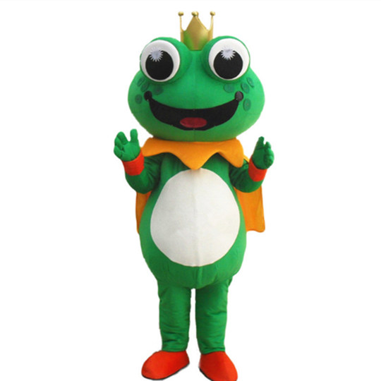 Bullfrog Cartoon Puppet Costume - Animal Frog Performance Wear with ...