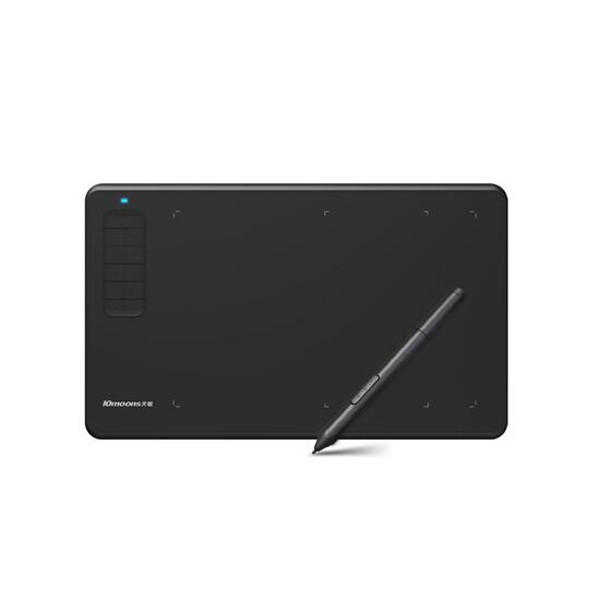 10moons G12 Digital Drawing Tablet - USB Graphics Pad for PC & Laptop