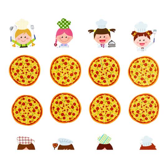Magnetic Tile Pizza Chef Game - Educational Toy for Kids