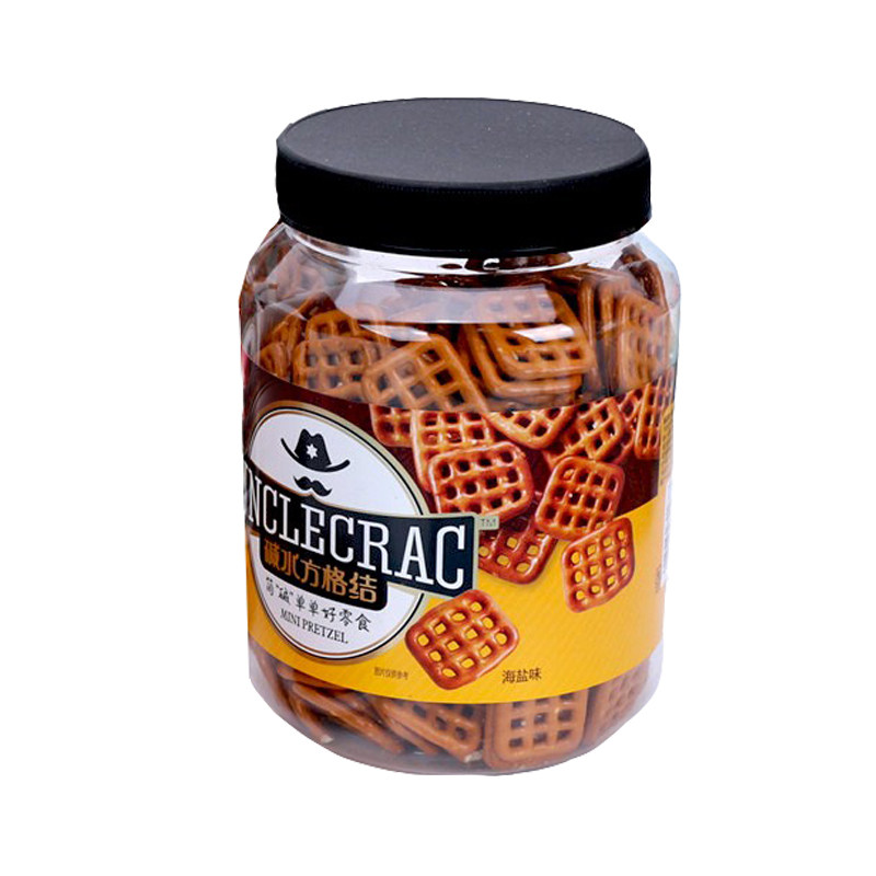 Biscoitos de Pão Danco com Alcali em Forma de Nó - 200g em Lata