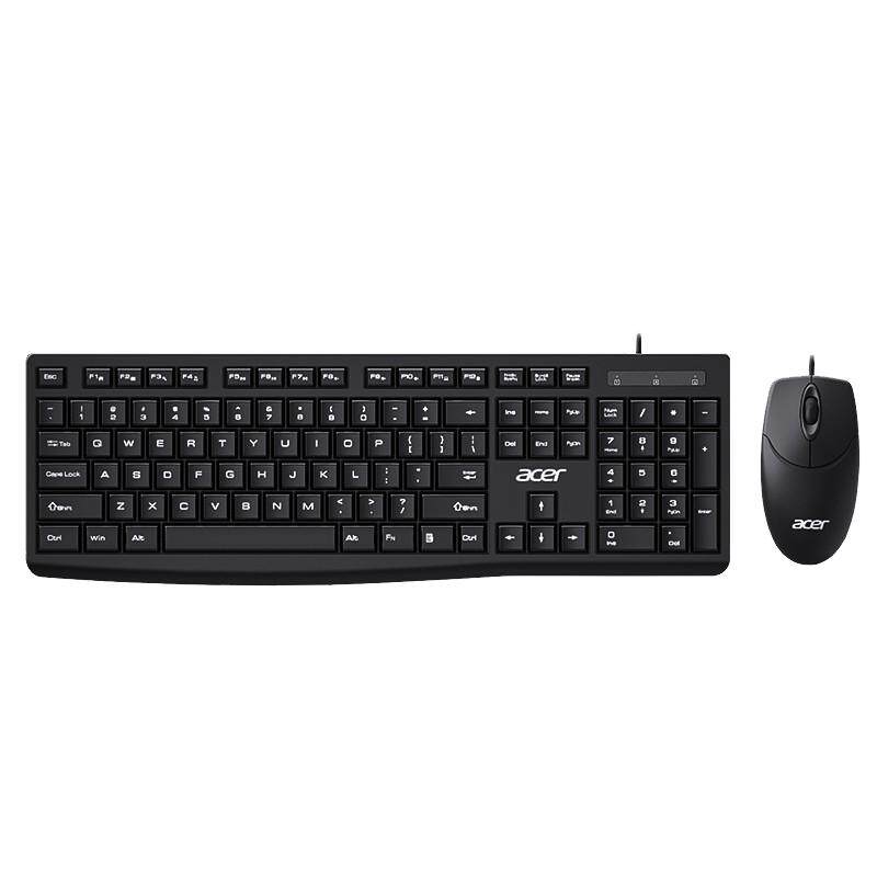 Acer Wired Keyboard and Mouse Set for Office and Desktop