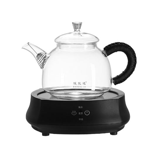 Open Fire Heating Teapot - Glass Boiling Water Pot for Electric Ceramic ...