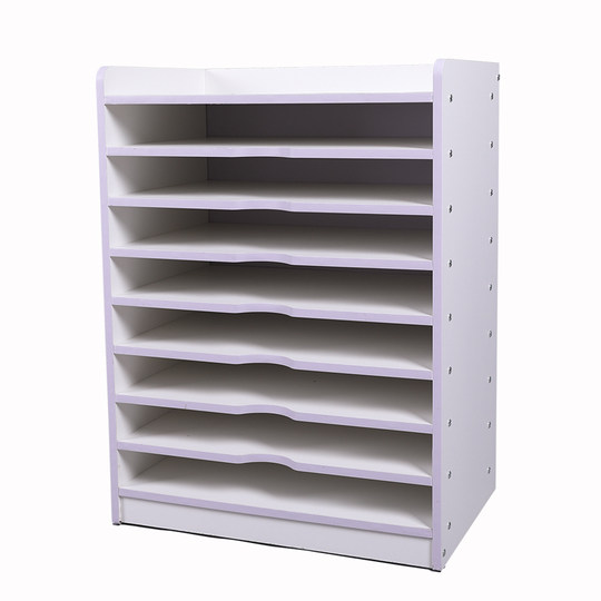 Kindergarten Art Paper Storage Cabinet | 4K File Rack for Drawing Paper