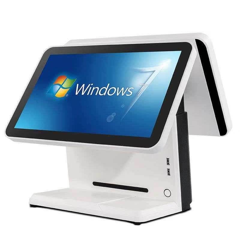 Windows Cash Register All-in-One Dual-Screen Touch System for Milk Tea ...