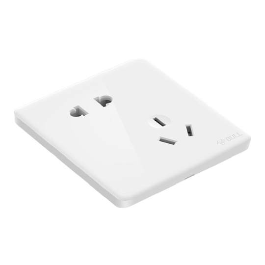 Bull Decorative Switch Socket Panel - G28 White 5-Hole with USB Power Supply