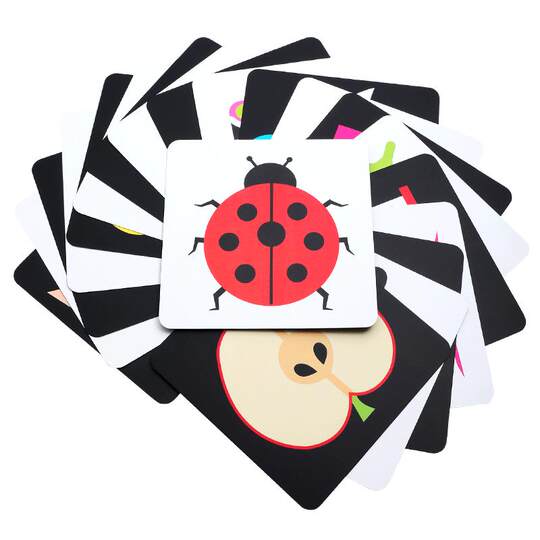 Visual Stimulation Baby Early Education Flash Cards - Black and White ...