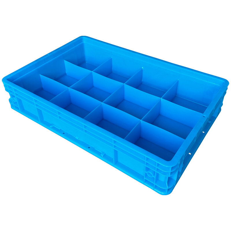 Chen Ying 12-Compartment Plastic Storage Box - Rectangular Grid Organizer