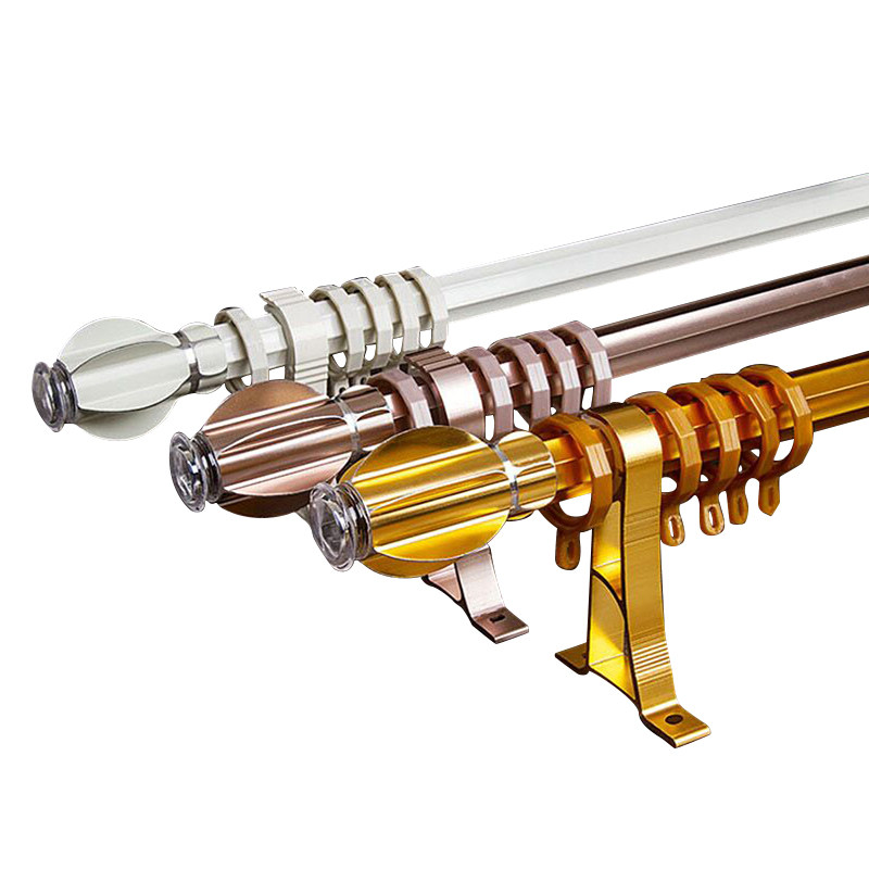Roman Rod Curtain Rods: Thickened Rods with Silent Tracks, Single and ...