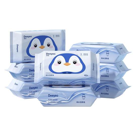 Deyou Pure Water Wet Toilet Paper - Affordable Family Cleaning Wipes ...