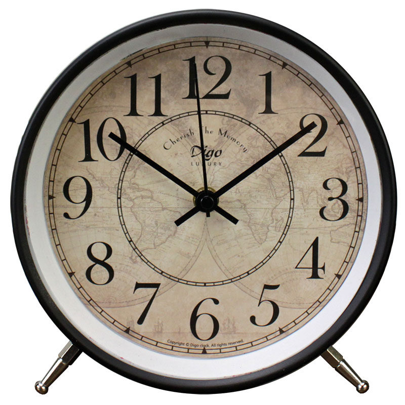Retro Pendulum Table Clock | American Creative Home Decor | Living Room ...