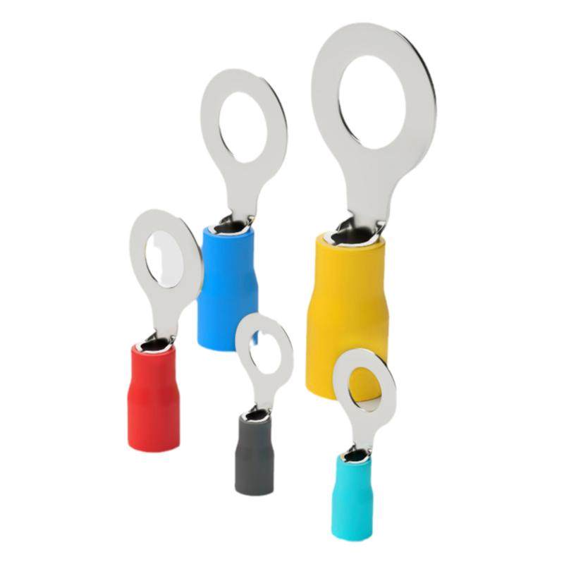 RV Round Wire Nose Pre-Insulated Cold Press Terminals - Copper Wire Joint