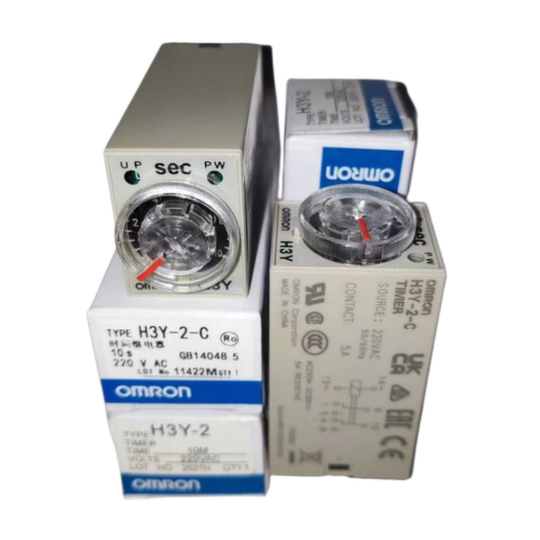 Original Omron Time Relay H3Y-2/H3Y-4, DC24V/AC220V
