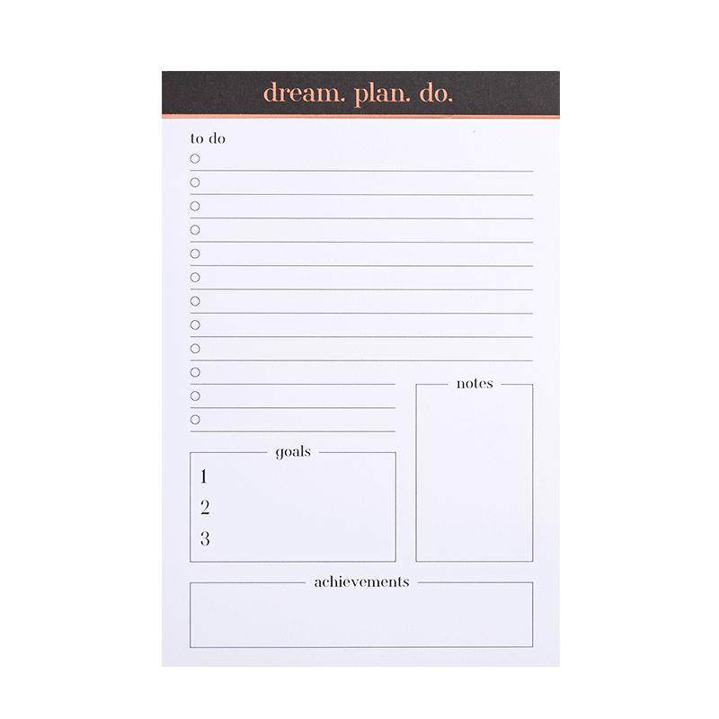 Delijia Sticky Note Paper: A5 Fitness Weight Loss To-Do List Learning ...