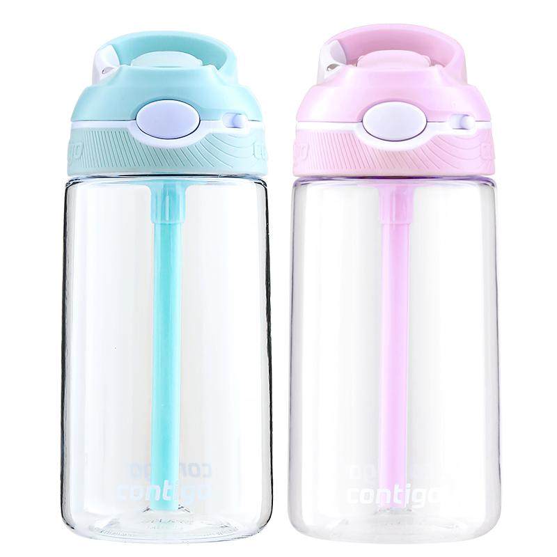 Contigo Condik Tritan Water Bottle - 501ml Pink - Covered Cup