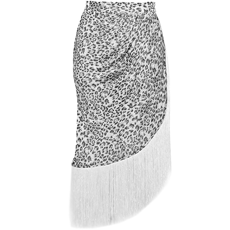 Latin Dance Skirt - Spring New Practice Clothing - High-End Leopard ...
