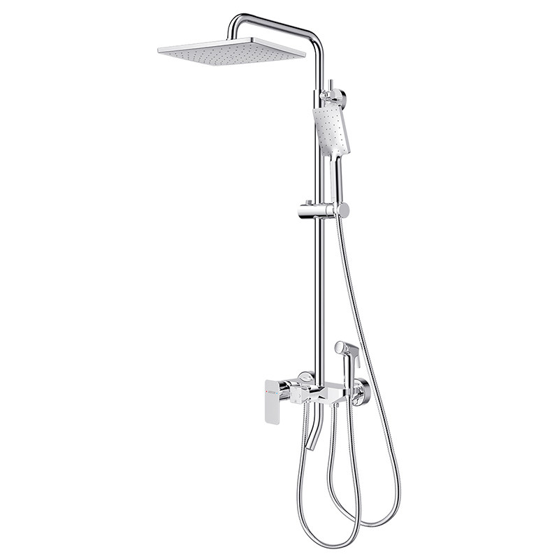 Arrow Wrigley Bathroom Shower Set - Full Copper Wall Mount