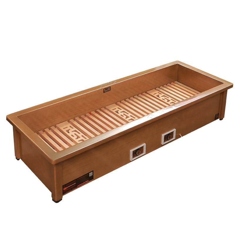 Solid Wood Foot Warmer Fire Box - Electric Barrel for Foot Heating