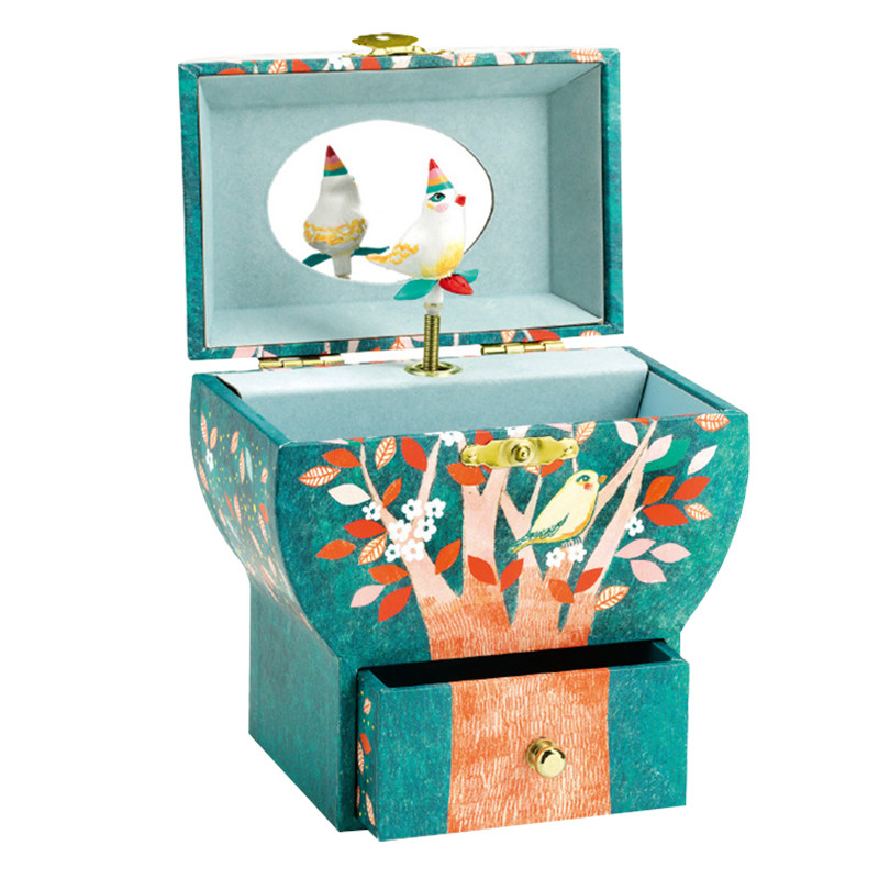Djeco Music Box - Rotating Dance Jewelry Storage Box