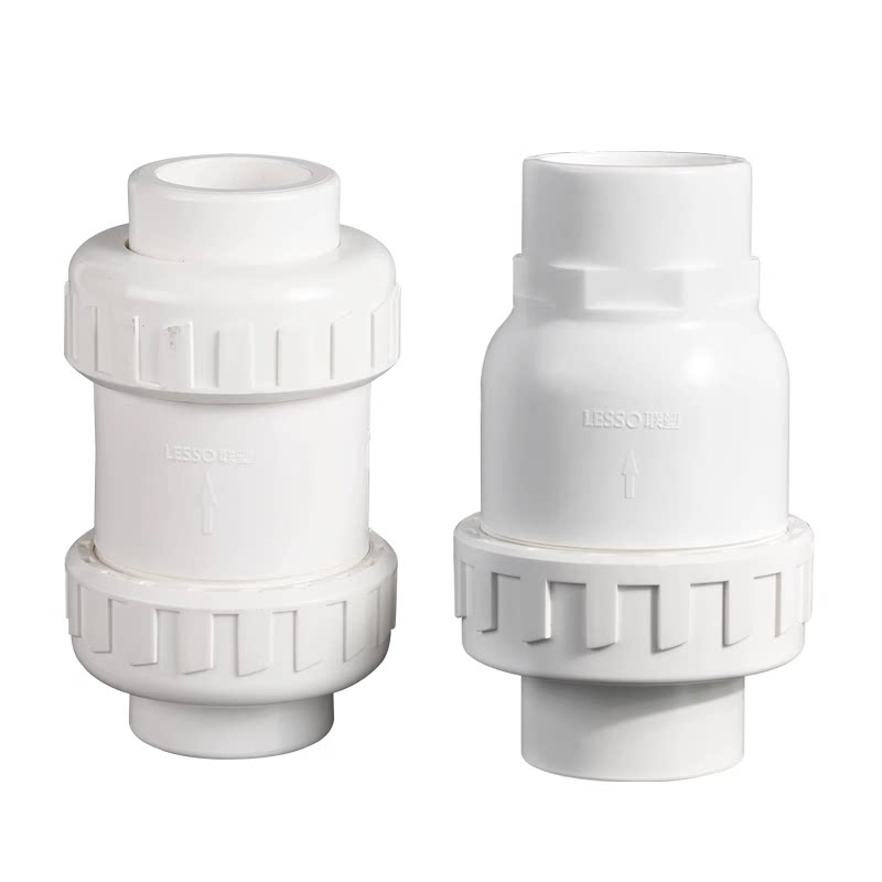 Lesso pvc vertical ball check valve 25 32 50 | שסתום אנטי-חזרה הפוכה