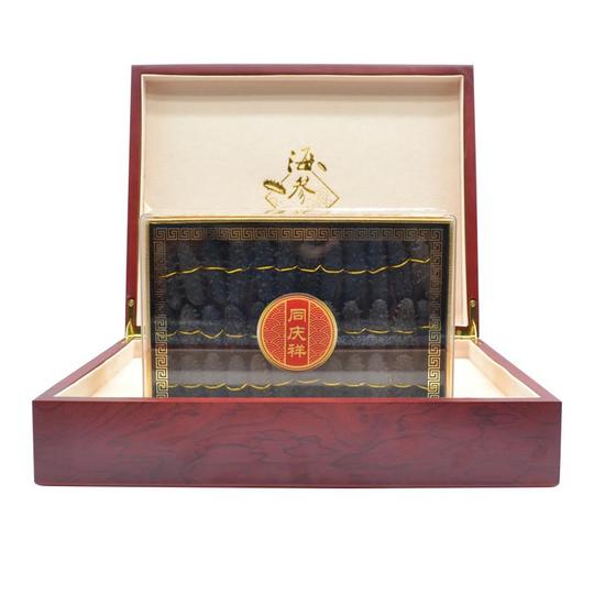 Tongqingxiang Dalian Light Dried Sea Cucumber - 500g Gift Box with Ginseng