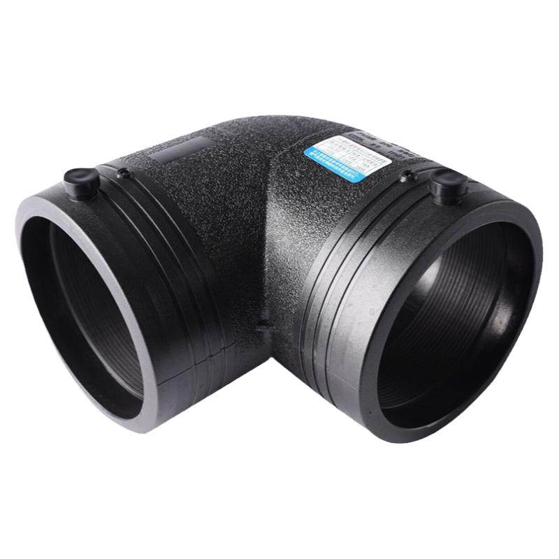 PE Electric Melting Elbow Steel Wire Mesh Skeleton Pipe HDPE Electric Melting Pipe Fittings 90 ...