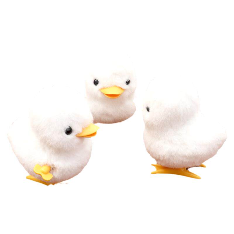 Jumping Little Yellow Duck Wind-Up Toy for Kids - Baby Simulation ...