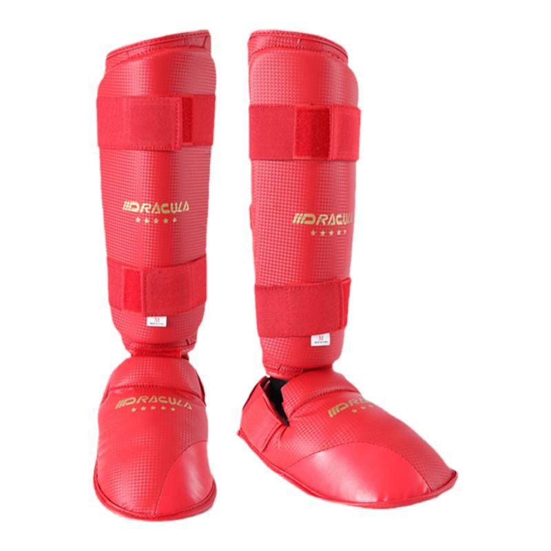 Dracula Karate Leg Guards with Foot Guards for Training