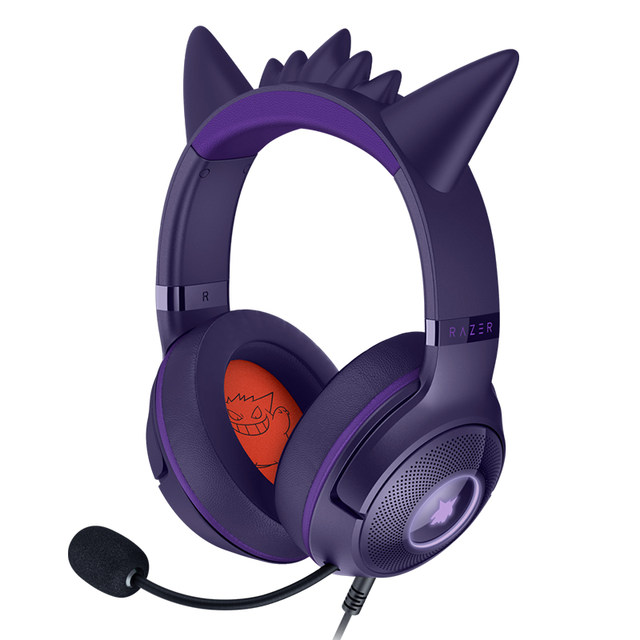 Razer Pokémon Gengar head-mounted cute cat USB wired computer e-sports ...