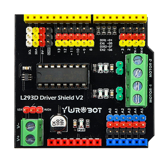 Ywrobot Arduino L293D Motor Driver Shield - Smart Car Robotics