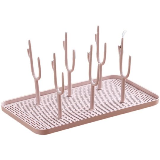Baby Bottle Drain Rack | Drying Rack with Bottle Brush | Filter Rack | Bracket
