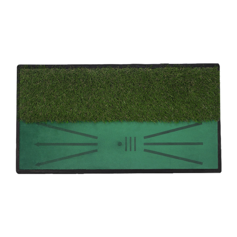 Golf Hitting Mat - Portable Velvet Grass Practice Mat with Trajectory ...