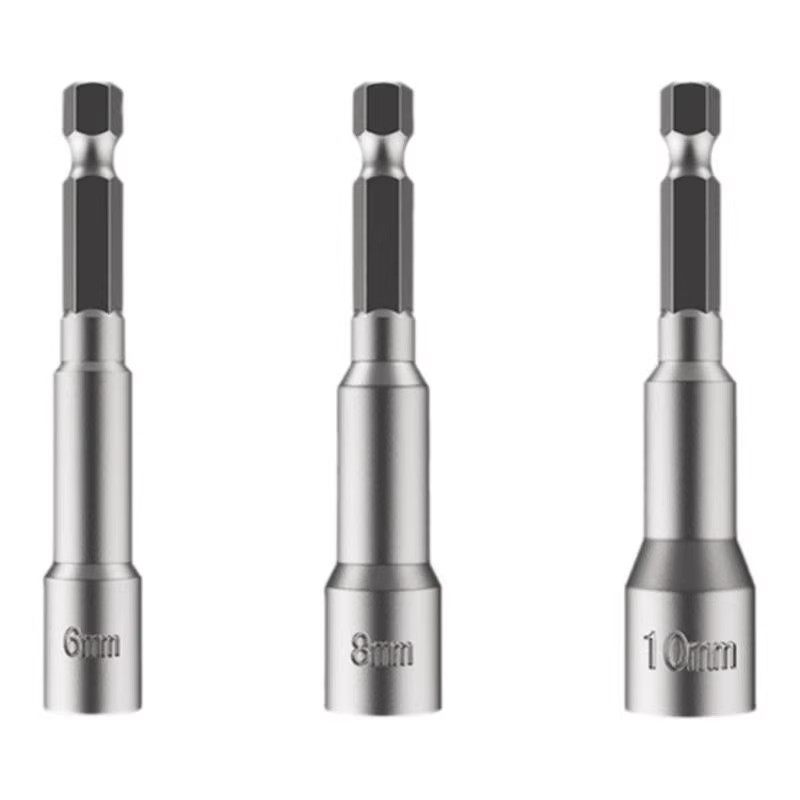 Haixian 6.3mm Sechskant Magnetischer Schrauber Bit-Aufnahme - Chrom ...