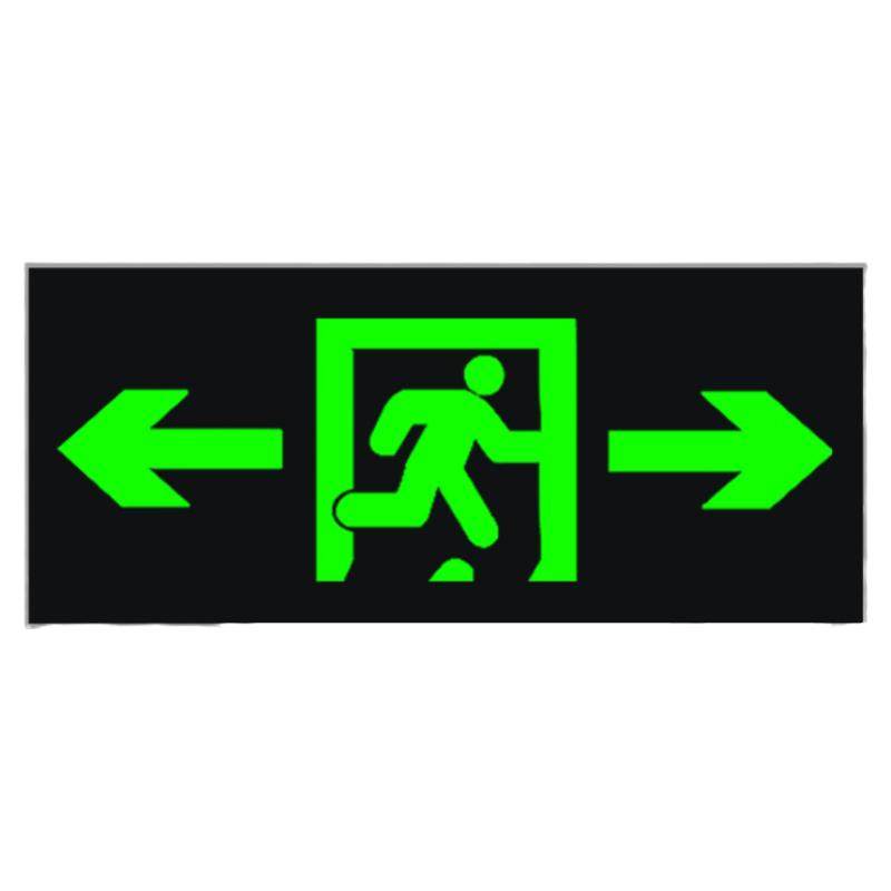 Acrylic Fire Safety Exit Sign with Embedded Emergency Light Guide Plate