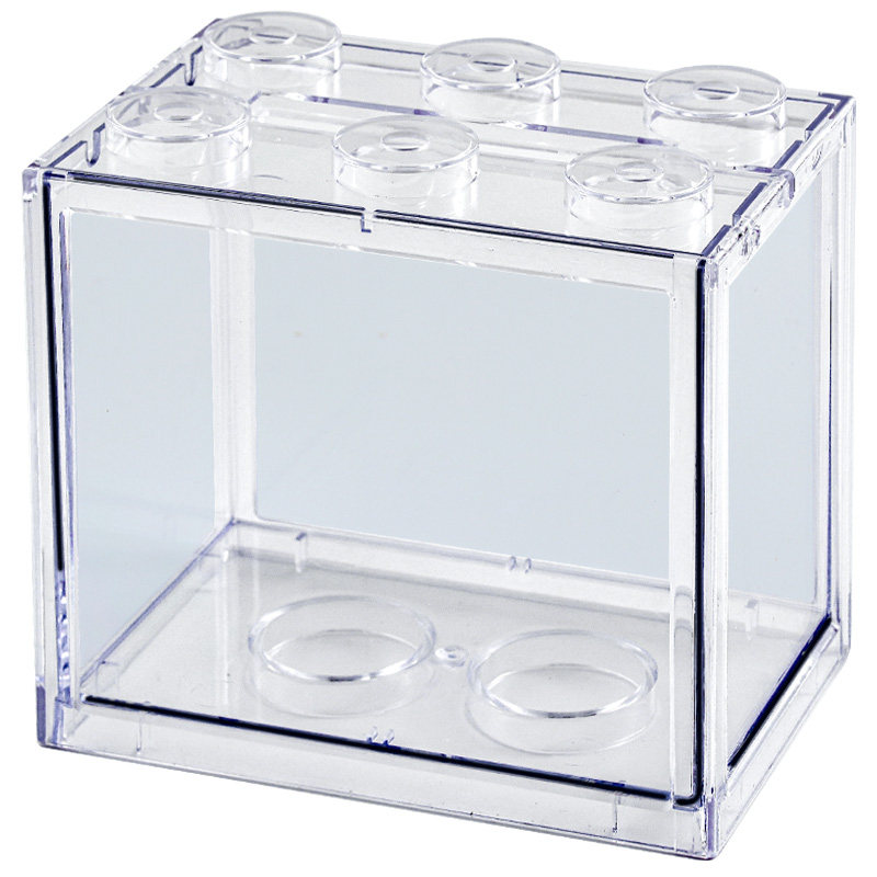 Spiritpets Betta Fish Tank - Small Acrylic Desktop Fishbowl