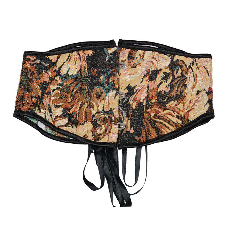 Beaushare 16cm Monet Floral Jacquard Waist Seal Bracelet