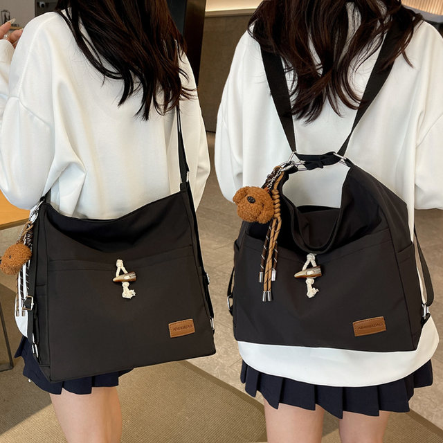 Nylon Crossbody Bag Women's Multifunctional College Student Commuting ...