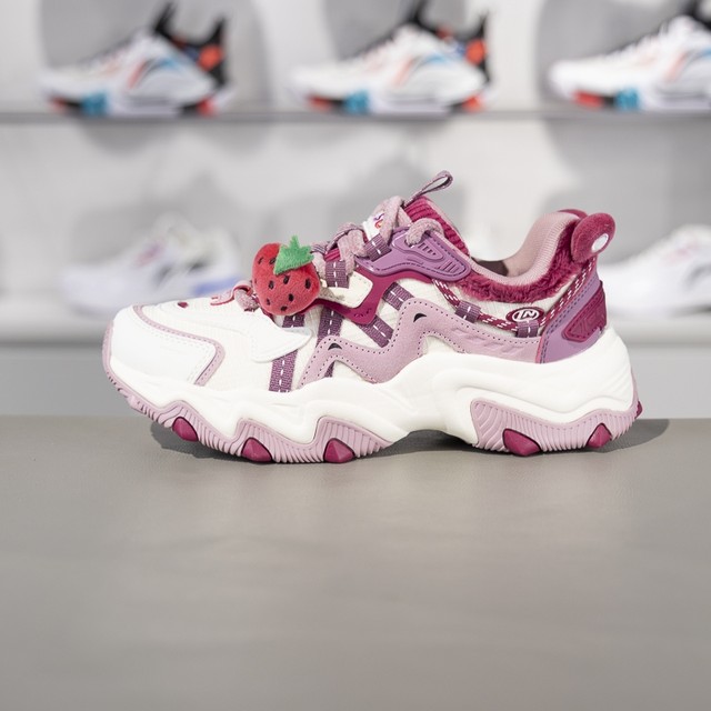 Li Ning Cat Lite 2 Women's casual shoes 2025 Retro thick bottom Daddy shoes AGCV030 AGCU176