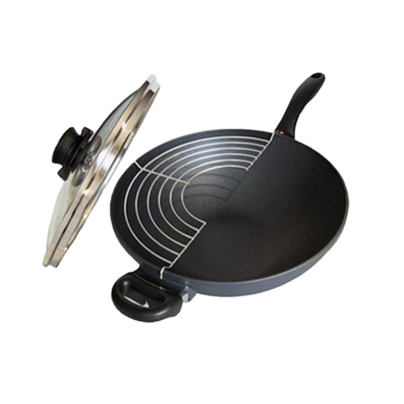 Pyrex Swiss Diamond Non-Stick Wok - 32cm - Svájci gyártás