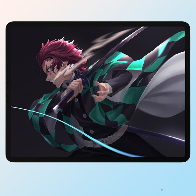 Ghost Destroy Blade Wallpaper 4K Plate Wallpaper Mobile Wallpaper ipad ...