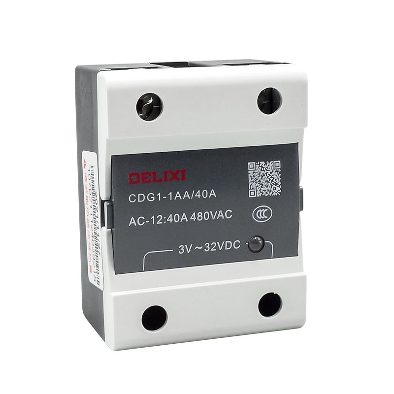 Tracy Delixi CDG1 Single-Phase Solid State Relay - 40A 24V DC