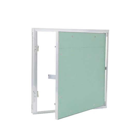 Techo de pared con abertura de puerta oculta - orificio de reparación ...