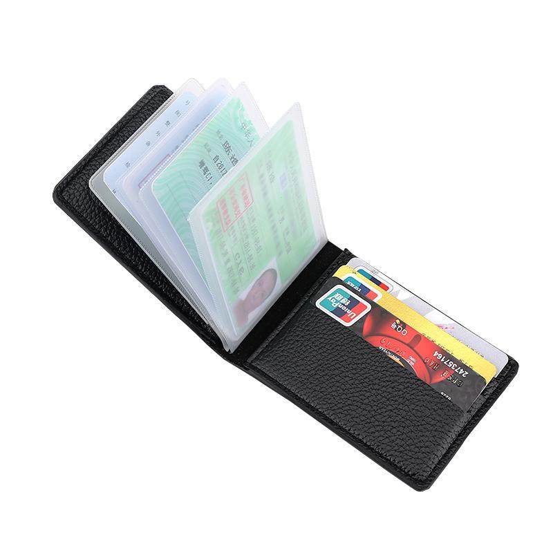 New Driver's License Leather Case for Men - Genuine Leather Texture ...