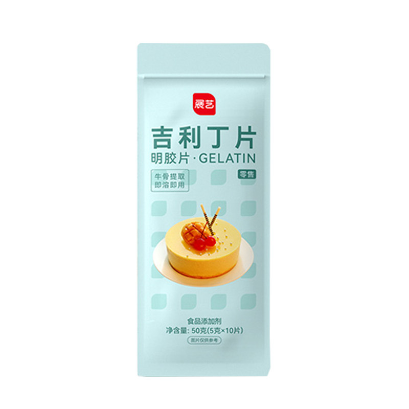 Feuilles de Gélatine Zhanyi - 50g - Pâtisserie & Pudding Ménagers - Exhibition Art
