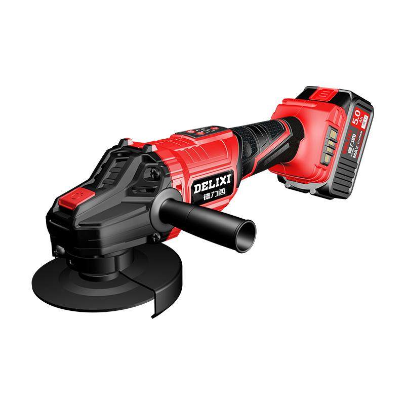 Delixi Lithium Battery Angle Grinder Rechargeable Hand Grinder