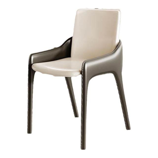 Italian minimalist horse saddle dining chair 2024 new home light luxury ...