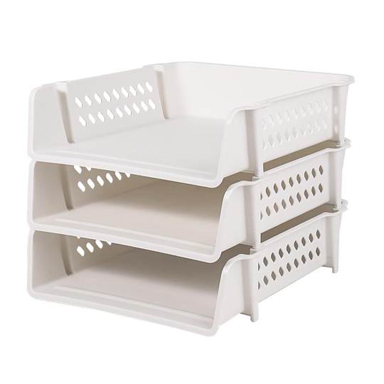 A4 File Rack Storage Box Office Desktop Multi-Layer File Frame Table ...