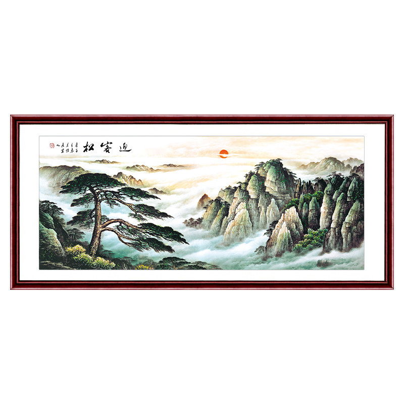Sihe Landscape Painting - Chinese Style Mountain & Water Decor