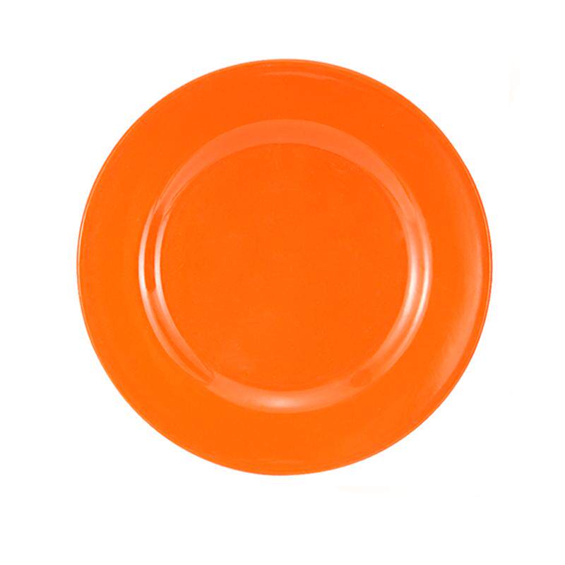 10 Plastic Plates and Plates Round Flat Plate Commercial Buffet Snack ...