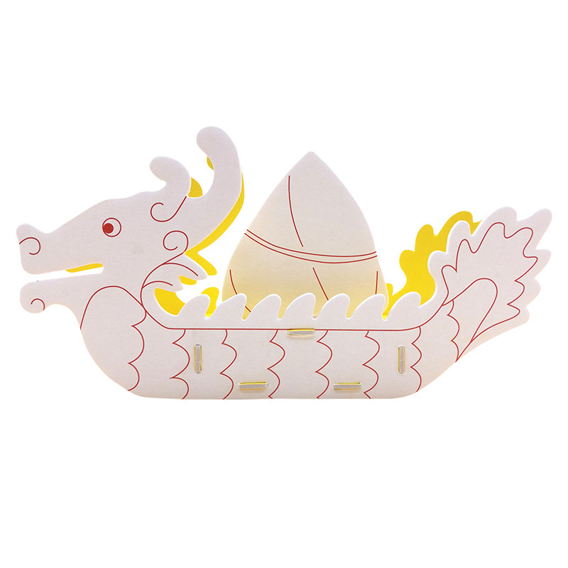 Diy Dragon Boat Handmade Material Pack for Dragon Boat Festival Model ...